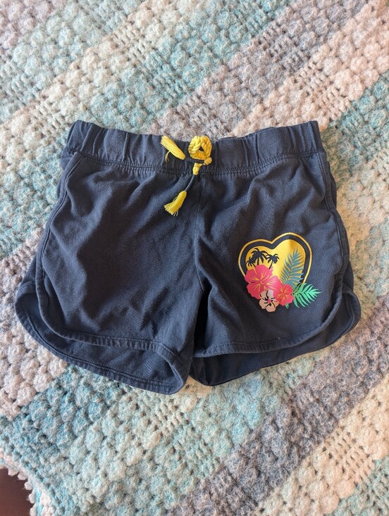 wonder nation | Bottoms | Girls Wonder Nation Navy Shorts With Yellow ...